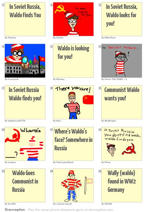 In Soviet Russia, Waldo Finds You - Drawception
