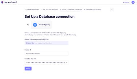 Google BigQuery Cube Docs