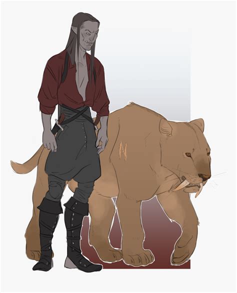 How Did The Saber Tooth Tigers Kill Prey Dandd Character Art Hd Png