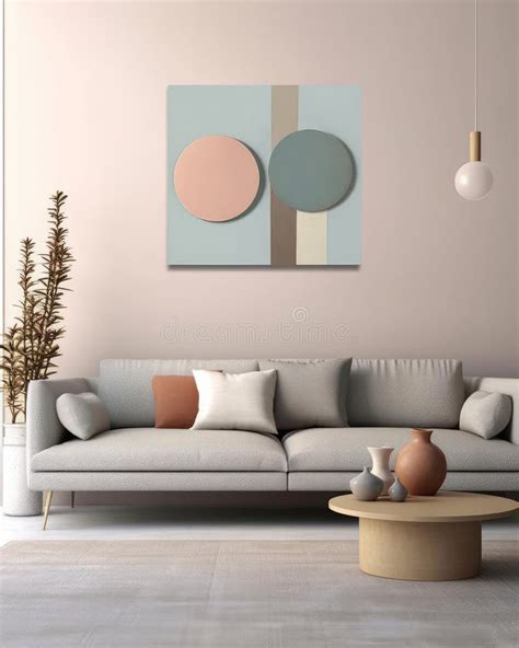 Minimalist Art Piece Featuring A Simple Geometric Shape In Primary