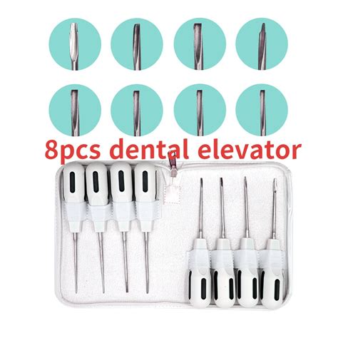 Dental Elevator Stainless Steel Curved Root Minimally Invasive Tooth Extraction Dental Tools