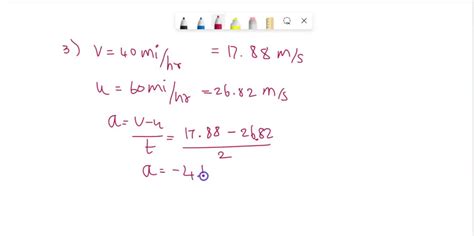solved problem set instantaneous velocity and acceleration 1 if s t