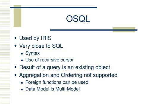 Ppt Object Oriented Query Languages Powerpoint Presentation Free