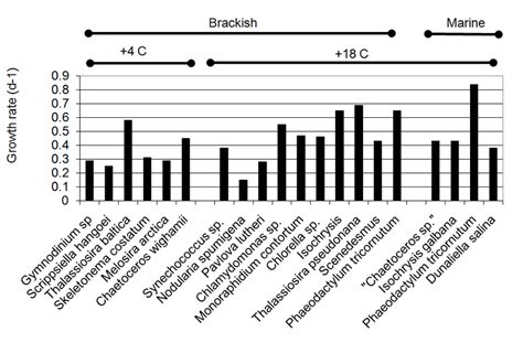 Exponential Growth Rate Of The Screened Algae The Upper Horizontal Download Scientific Diagram