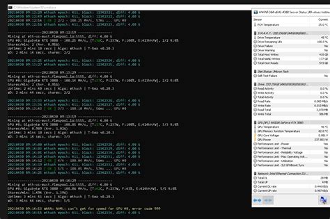 Warn Nml Cant Get Fan Speed For Gpu X Error Code 999 · Issue 491 · Trexminert Rex · Github
