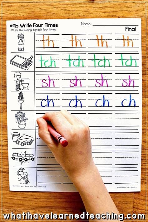 Digraph Phonics Worksheets Activities For Elementary Students Artofit