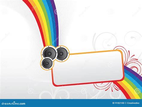 Retro Text Frame Stock Vector Illustration Of Colorful