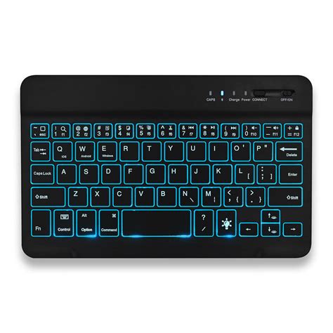 Ultra Thin Bluetooth Backlit Keyboard Rechargeable