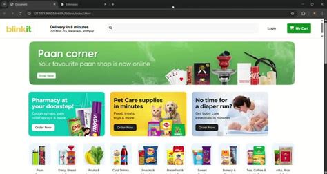 webdevelopment frontend html css blinkitclone learningbydoing