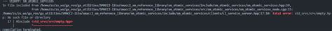 Bug Stdsrvssrvemptyhpp No Such File Or Directory · Issue 321