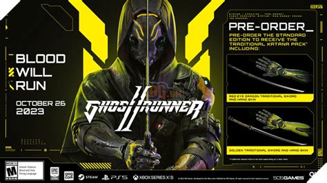 Ghostrunner 2 chính thức gia nhập vào hạng mục game tháng 10 vốn đã rất đông đảo