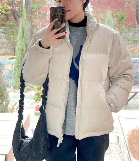 뉴발란스 여자 숏패딩 내돈내산 뉴발 김연아 패딩 네이버 블로그