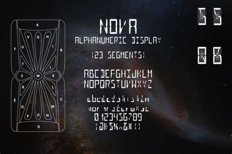 Nova Alphanumeric Font By Nihar Mazumdar · Creative Fabrica