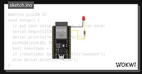 Primeira Funcao Wokwi ESP STM Arduino Simulator