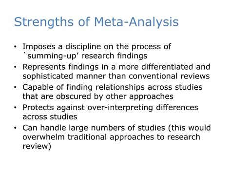 Ppt Eval 6970 Meta Analysis Introduction To Meta Analysis Powerpoint Presentation Id 1593701