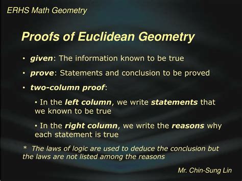 PPT Proving Statements In Geometry PowerPoint Presentation Free Download ID