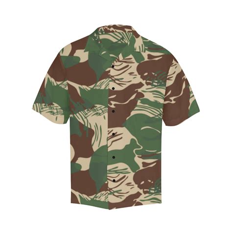 Rhodesian Brushstroke Camouflage V2 Hawaiian Shirt Rhodesian Brushstroke