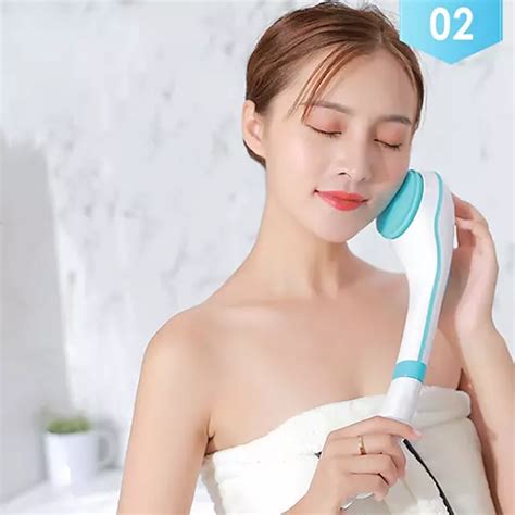 ელექტრო სხეულის სახეხი ჯაგრისი მასაჟის ფუნქციით Oki Ge