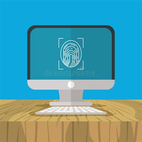 Fingerprint Gadgets Stock Illustrations 43 Fingerprint Gadgets Stock