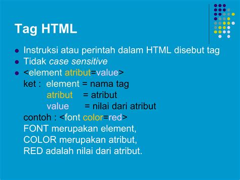 Materi8 Pengenalanhtml Revisippt