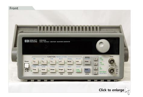 소리전자 Function Generator 33120a 판매합니다
