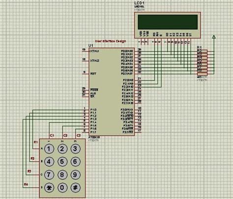 Matrix Keypad Embedded C Driver For A Microcontroller