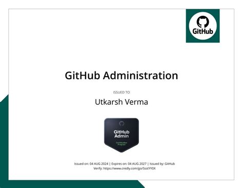 Utkarsh Verma On Linkedin Github Certification Devops Continuouslearning Softwaredevelopment