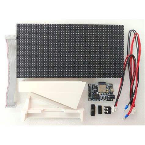 P4 Esp32 Desktop Digital Signage Construction Kit P4 64x32 Led Panel Esp32 Ledart Controller