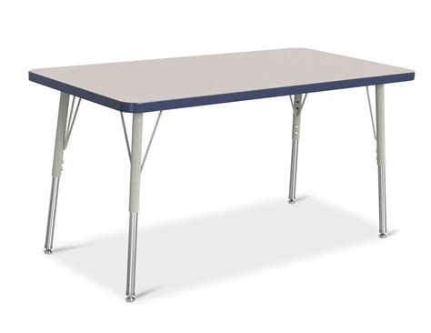Jonticraft Berries® Rectangle Activity Table 24 X 48 A Height G