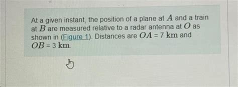 Solved Formulate A Position Vector Directed From A To B Chegg Com