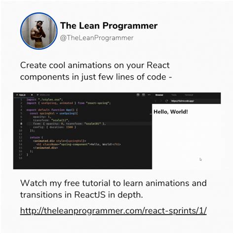 the lean programmer on linkedin check out the tutorial now