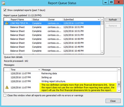 Link Multiple Management Reporter Reports Microsoft BizApps Finance Controlling