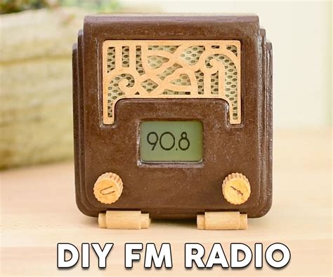 Art Deco Fm Radio Project Using Arduino Arduino Projects Fm Radio