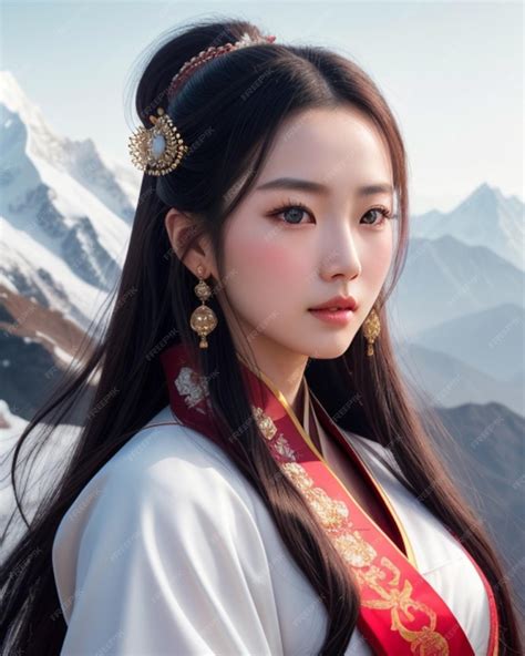 Premium Photo Beautiful Chinese Girl Potrait Wuxia Girl