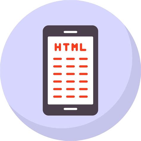 Mobile Coding Flat Bubble Icon 44260932 Vector Art At Vecteezy