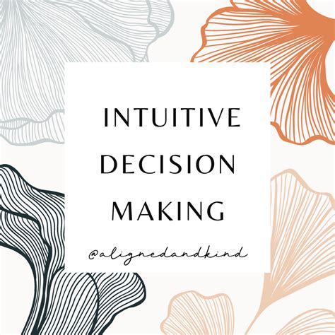 What Is Intuitive Decision Making — Aligned Kind — Life And Business Coach