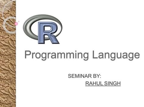 R Programming Ppt