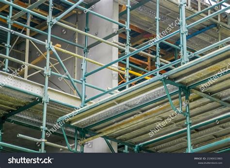 Scaffolding Multi Storey Building Under Construction Stock Photo Shutterstock