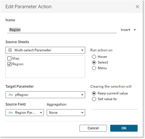 Multi Select Parameters In Tableau
