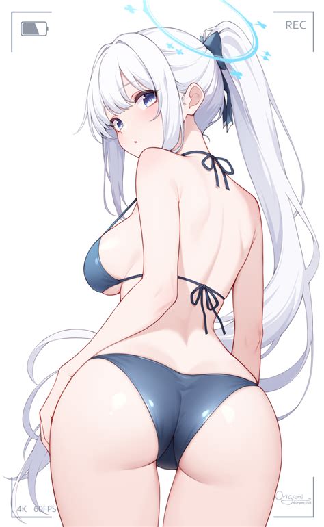 Origami Poinia Miyako Blue Archive Miyako Swimsuit Blue Archive Blue Archive