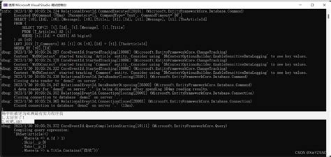 efcore关系型数据查询 csdn博客