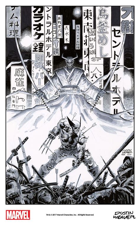 Wolverine Vs Ogun By Dustin Weaver 2017 Wolverine Comic Art Wolverine Marvel