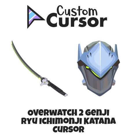 Overwatch Genji Ryu Ichimonji Katana Cursor Custom Cursor