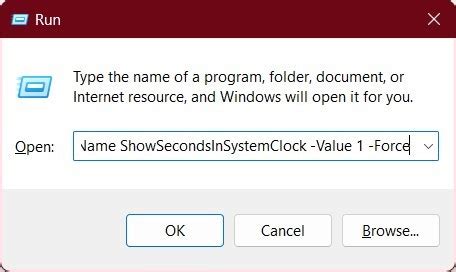Show Seconds In System Clock On Windows Steps
