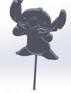Stitch Cake Topper D Models Page Stlfinder