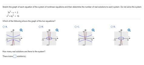 Solved Sketch The Graph Of Each Equation Of The System Of Chegg