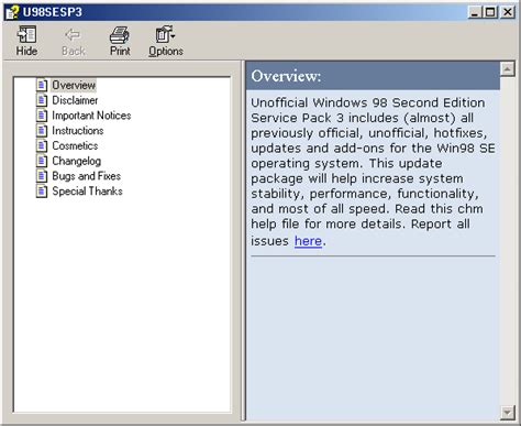 Windows 98se Service Pack 366 Operating System Revival