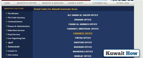 Fahaheel Postal Code Never Miss A Delivery Again Kuwait How