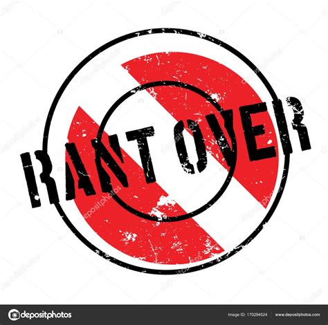 Rant Over Rubber Stamp Stock Vector By ©lkeskinen0 170294524