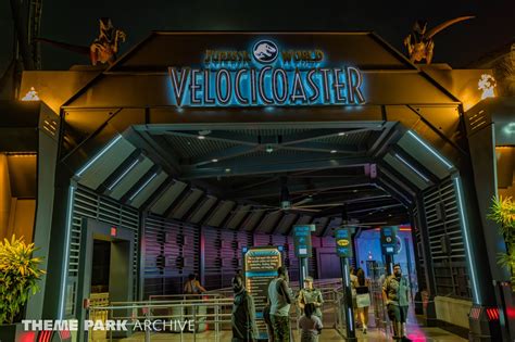 Jurassic World Velocicoaster At Universal Islands Of Adventure Theme